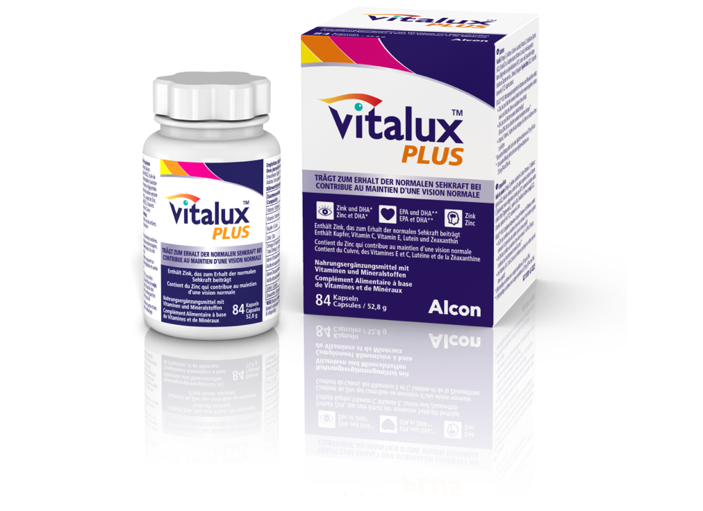 Vitalux® PLUS Augen-Vitamine | Alcon Österreich